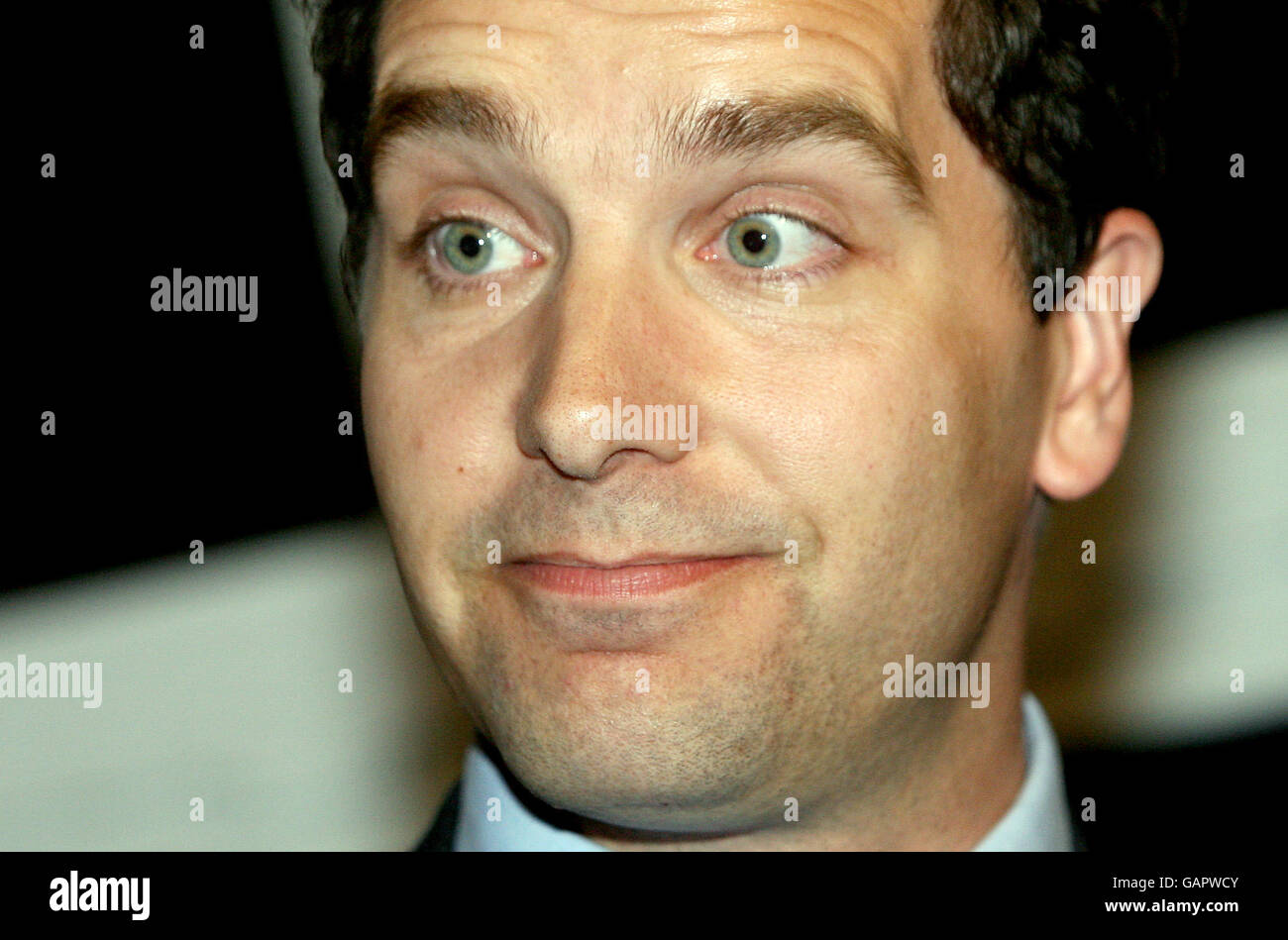 Edward Timpson arrives at the Civic Hall in Nantwich, Cheshire Stock ...
