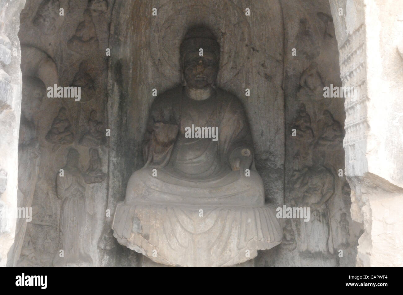 Small Grotto at Longmen Grottoes, Henan, China Stock Photo - Alamy