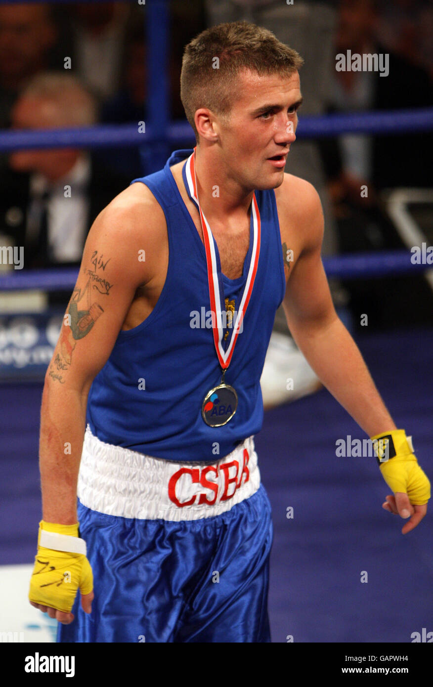 Boxing senior aba championships 2008 final york hall hi-res stock ...
