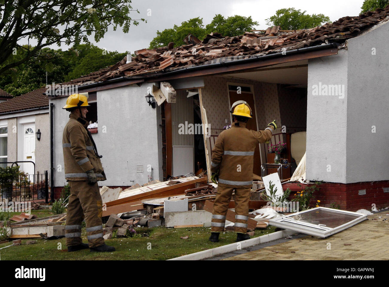 Suspected gas explosion hi-res stock photography and images - Alamy