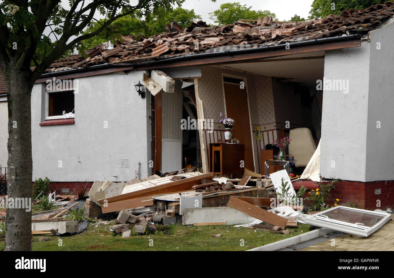 Gas explosion scotland hi-res stock photography and images - Alamy