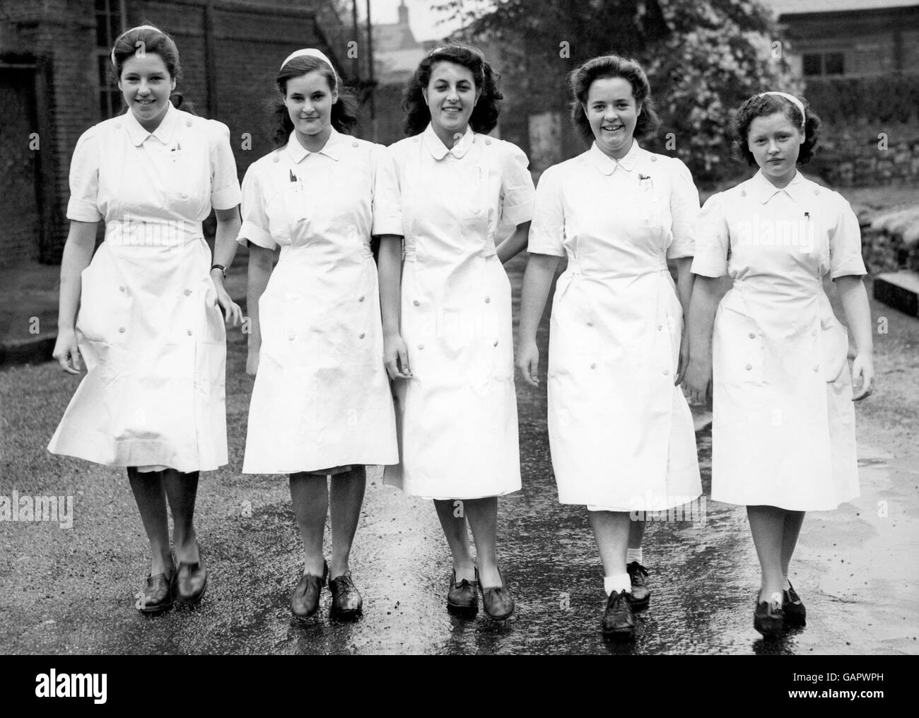 British Health - The National Health Service - Nurses - London - 1949 ...