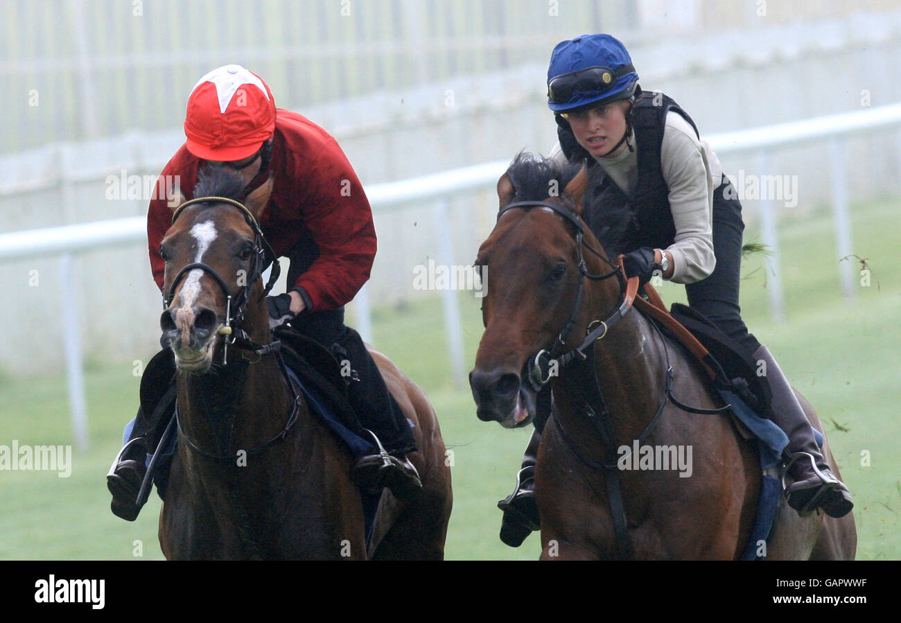 Horse Racing - Breakfast with the Stars - Epsom Downs Racecourse Stock ...