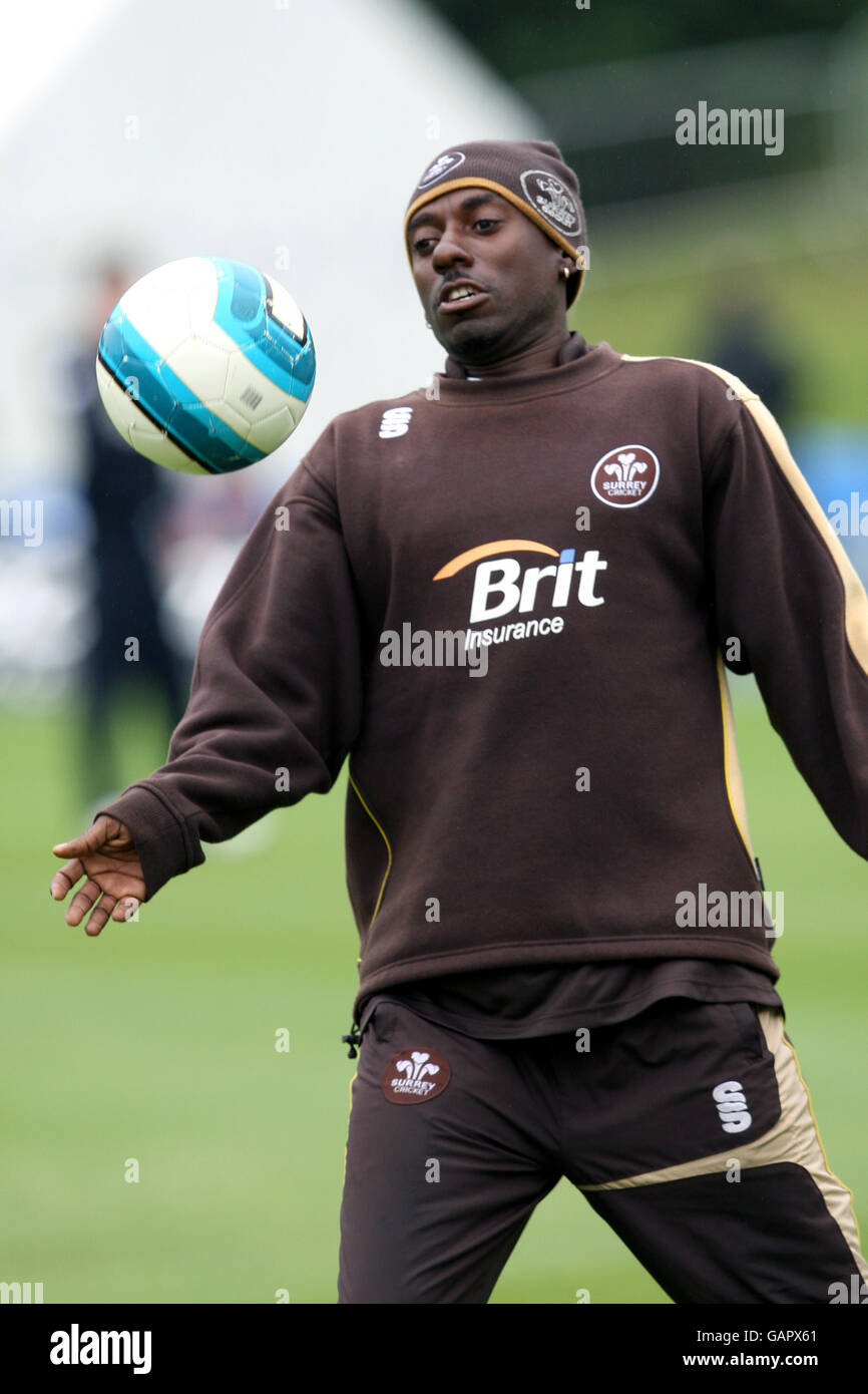 Football warm up hi-res stock photography and images - Alamy