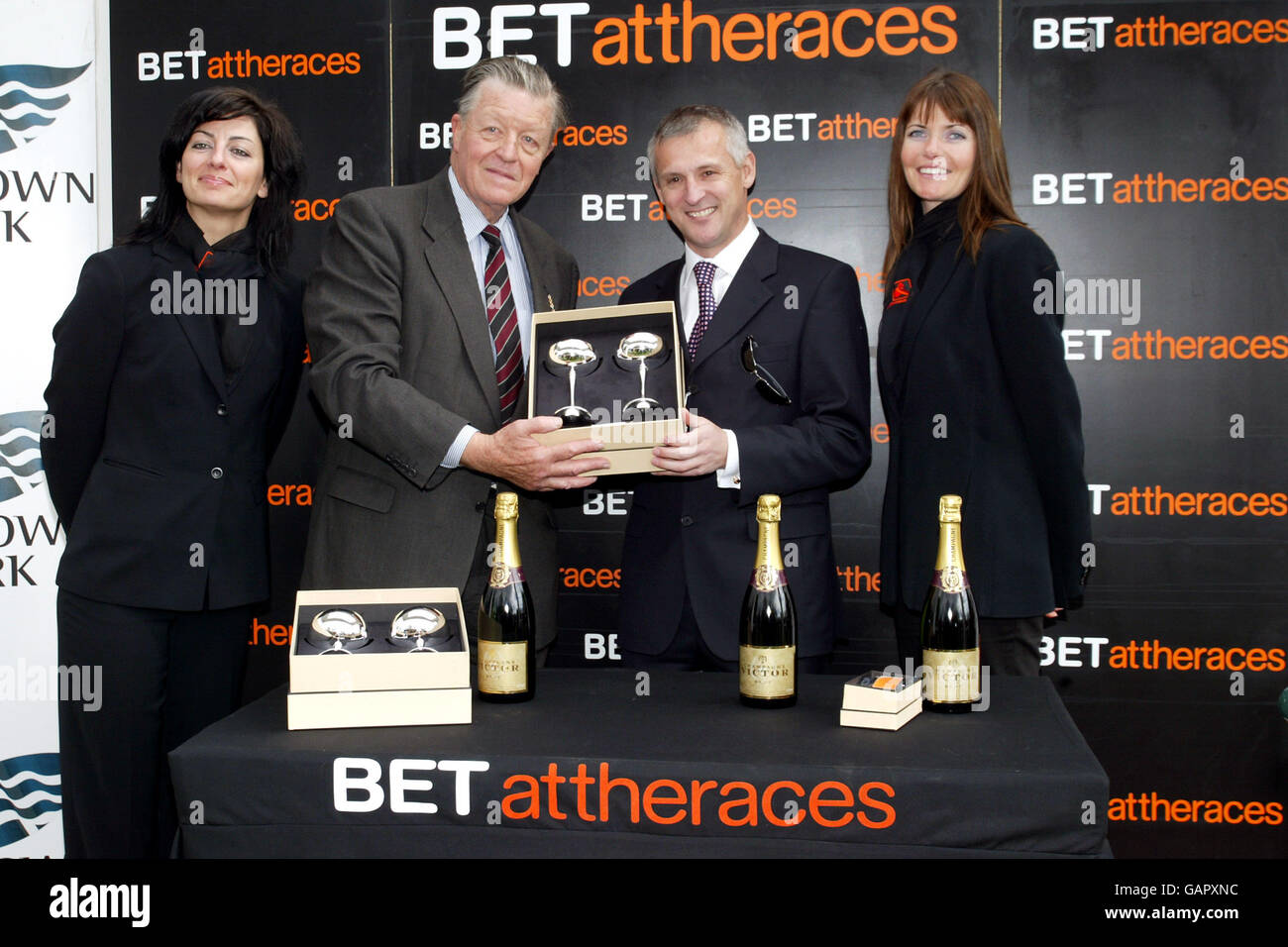 A representative of The Macca and Growler Partnership (second r), the ...