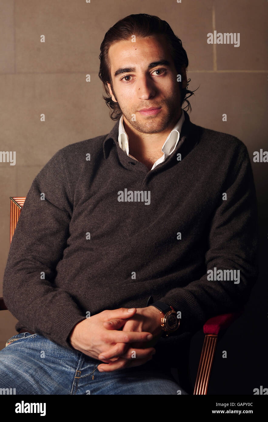 Soccer - Mathieu Flamini Feature. Mathieu Flamini Stock Photo - Alamy