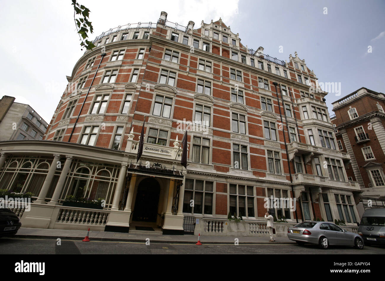 The Connaught hotel, London Stock Photo - Alamy