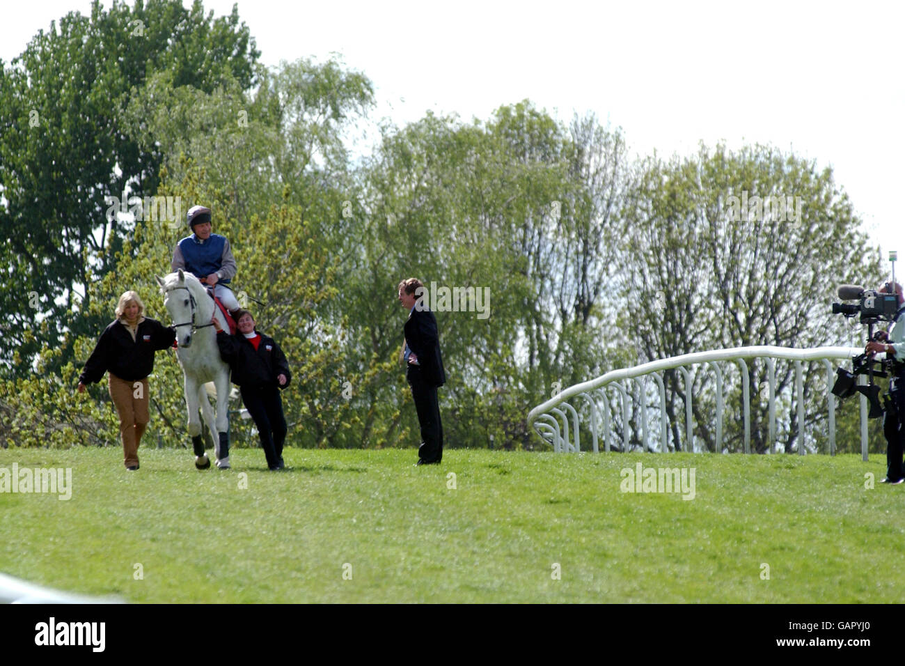 Horse racing sandown attheraces gold cup celebration meeting hi-res ...