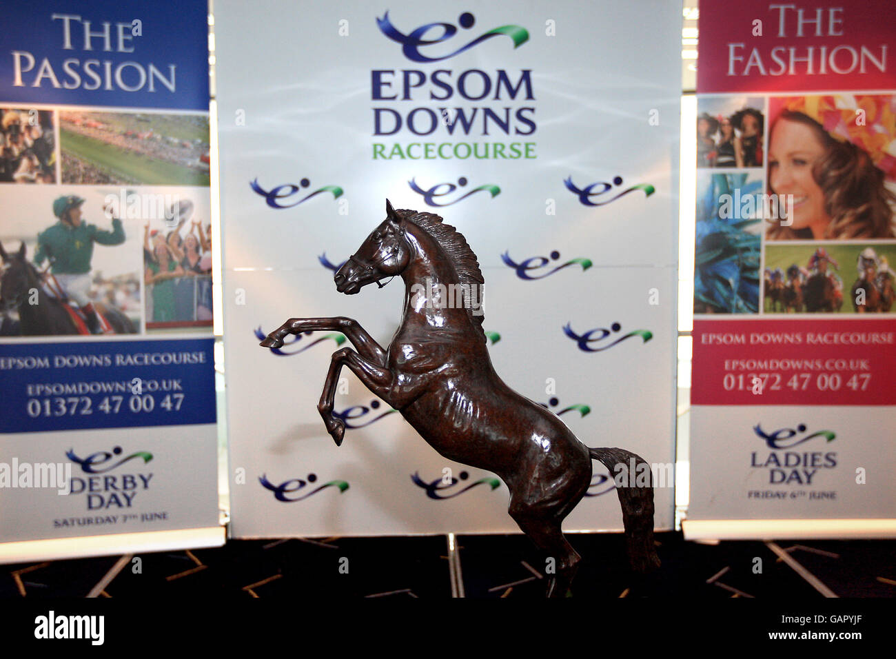 Horse Racing - Breakfast with the Stars - Epsom Downs Racecourse Stock ...