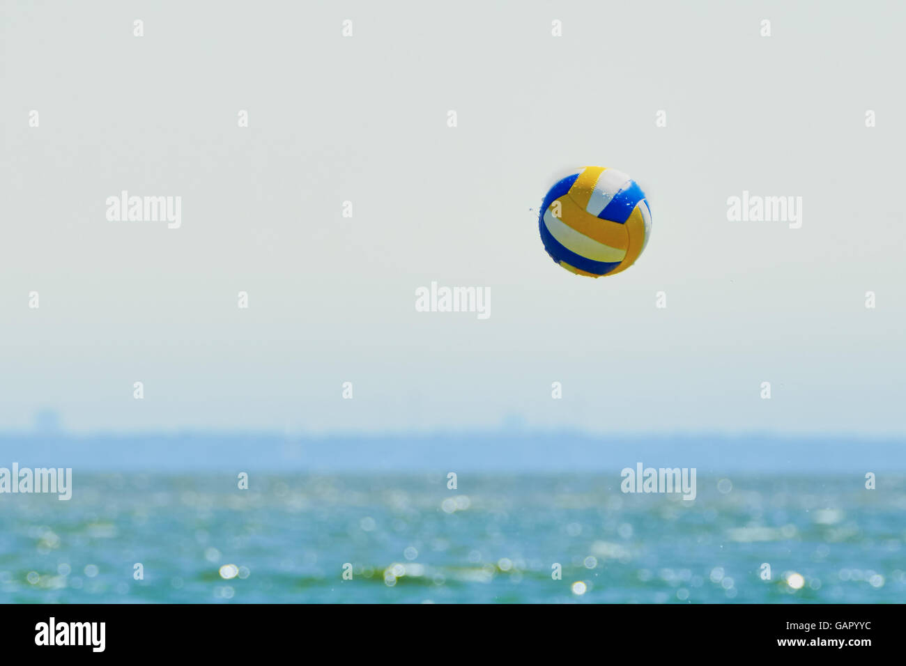 Flying volleyball hi-res stock photography and images - Alamy