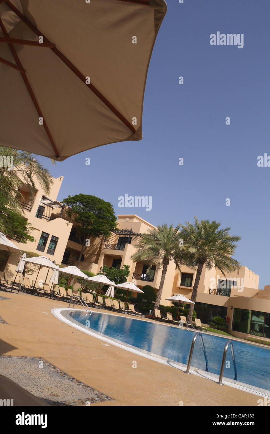Pool Area at the Novotel, Kingdom of Bahrain Stock Photo - Alamy