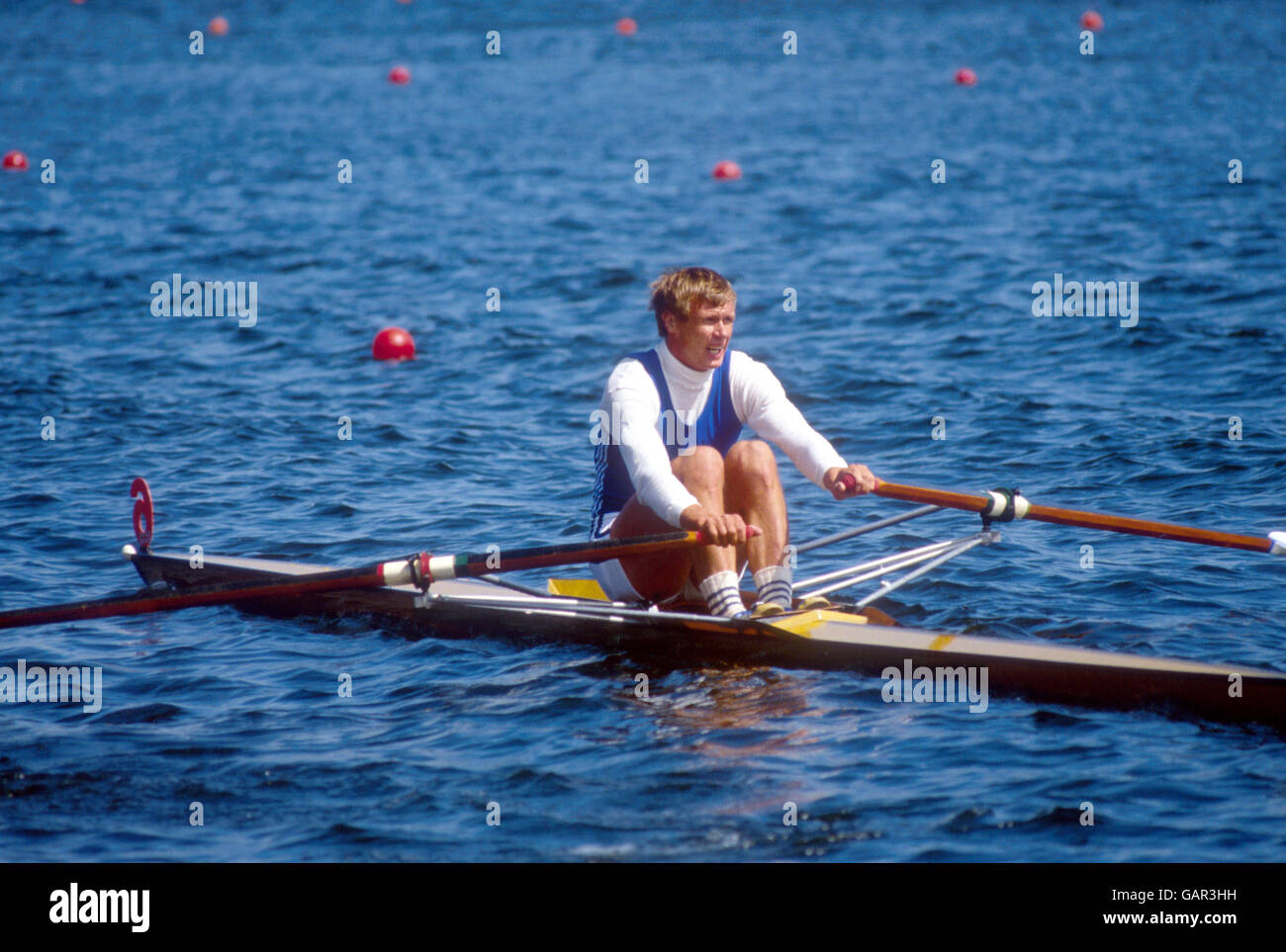 Rowing - Moscow Olympic Games - Single Sculls Stock Photo - Alamy