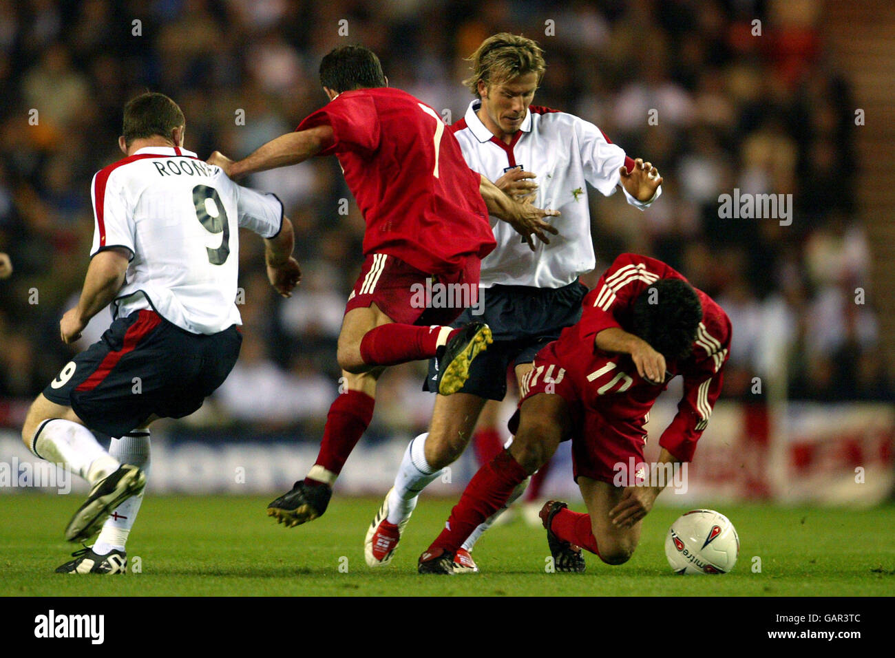 Soccer european championships 2004 qualifier group seven england v ...