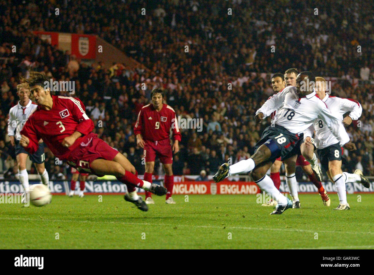 Soccer european championships 2004 qualifier group seven england v ...