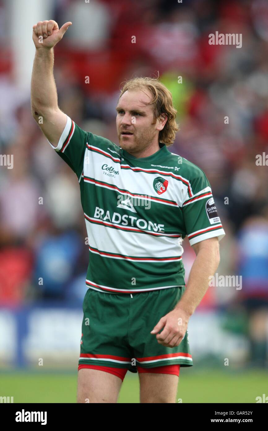 Leicesters andy goode celebrates winning hi-res stock photography and ...