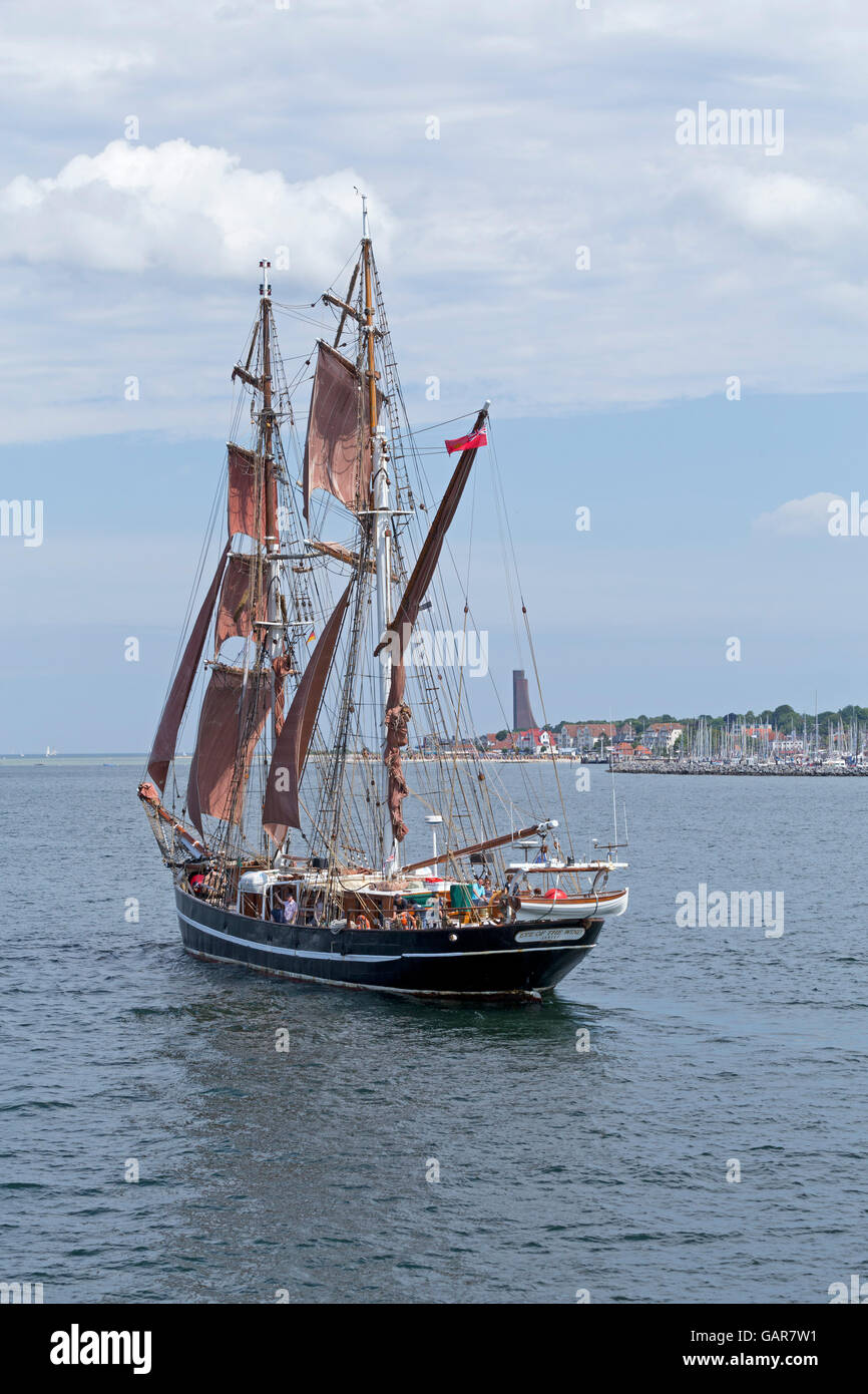 sailing ship Segelschiff ´Eye of the Wind´, Kiel Week, Kiel, Schleswig ...