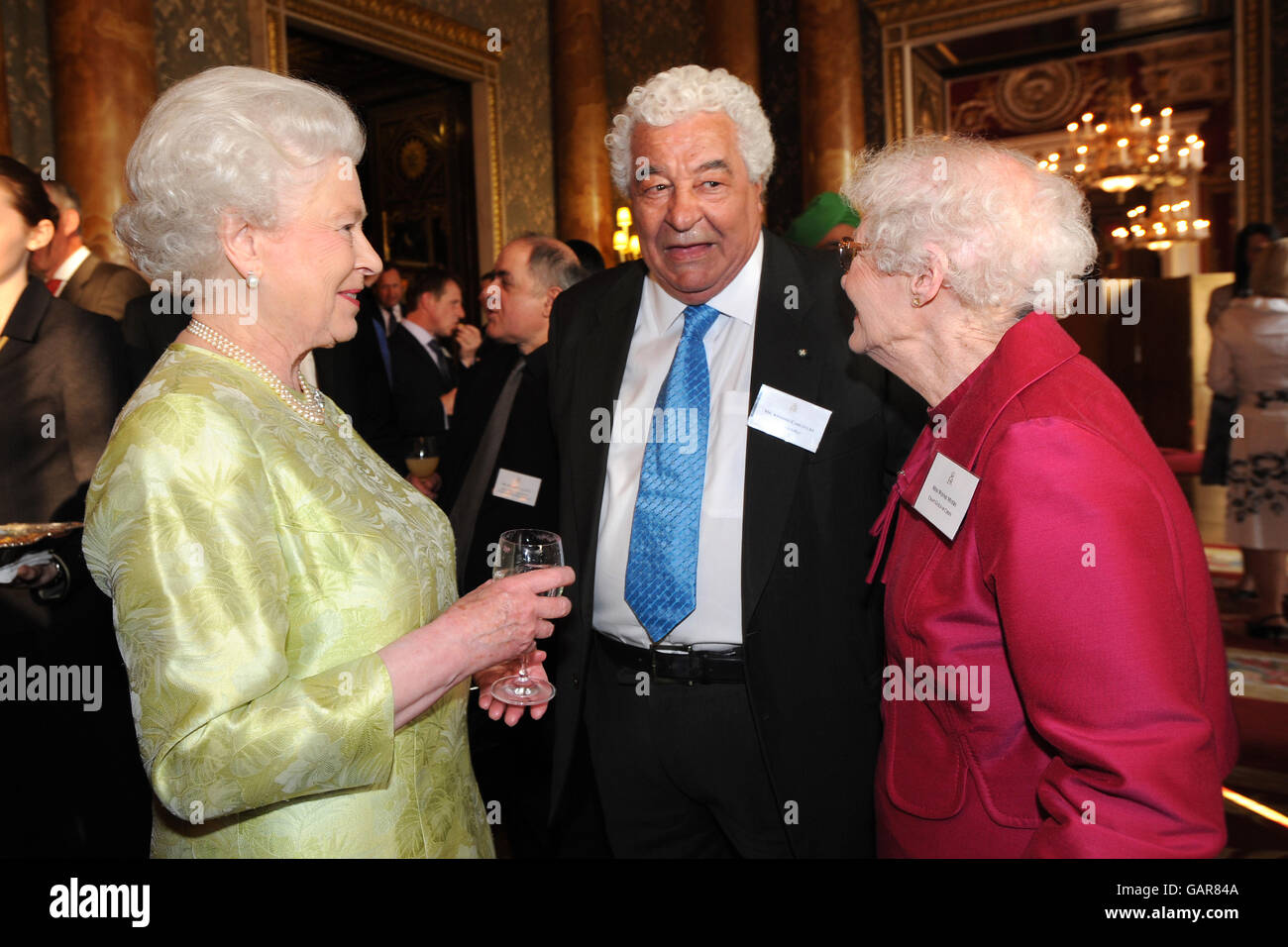 Britain's Queen Elizabeth II during a reception she hosted for the ...