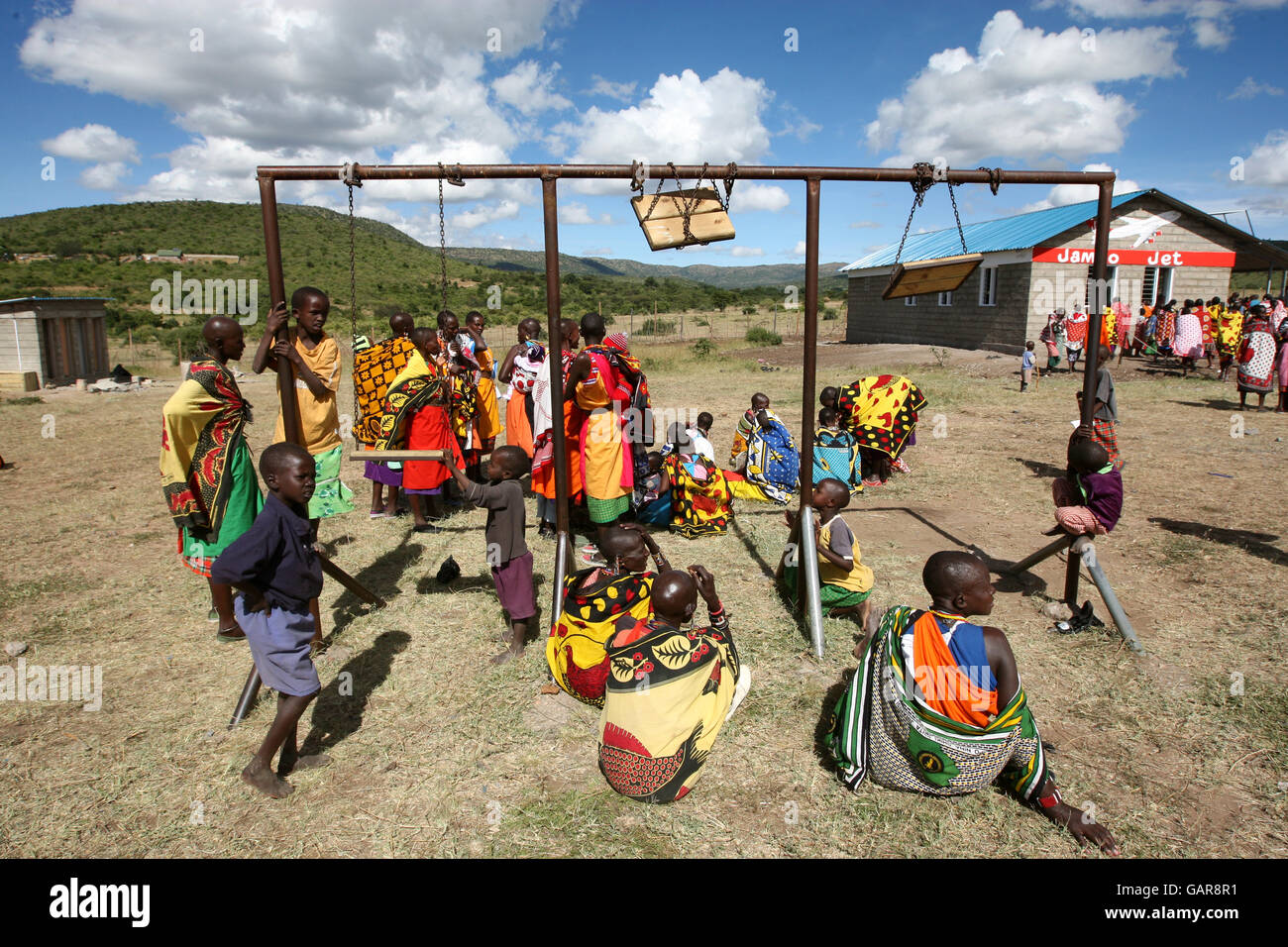 Kenyan tourist back in hi-res stock photography and images - Alamy