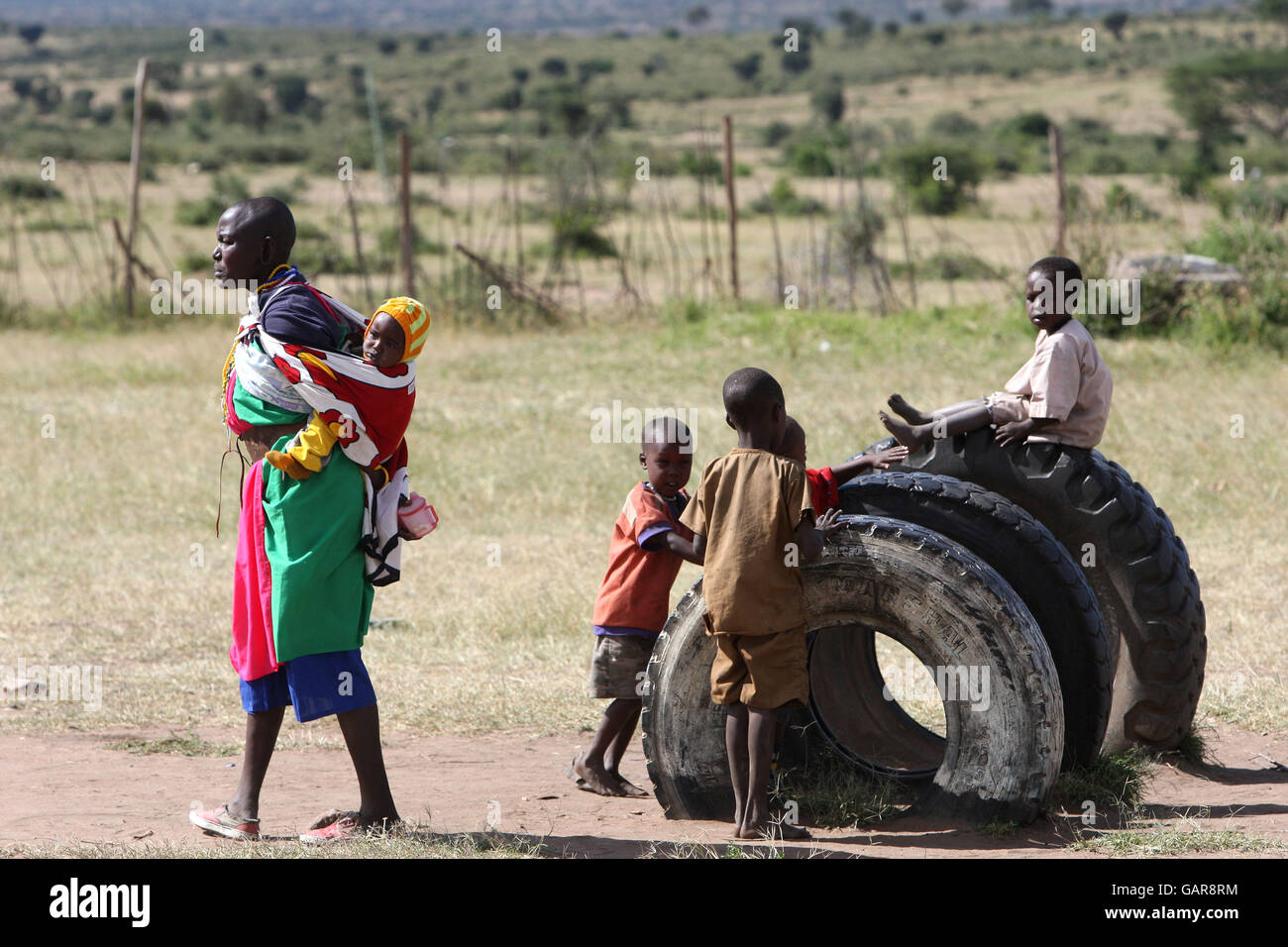 Kenyan tourist back in hi-res stock photography and images - Alamy