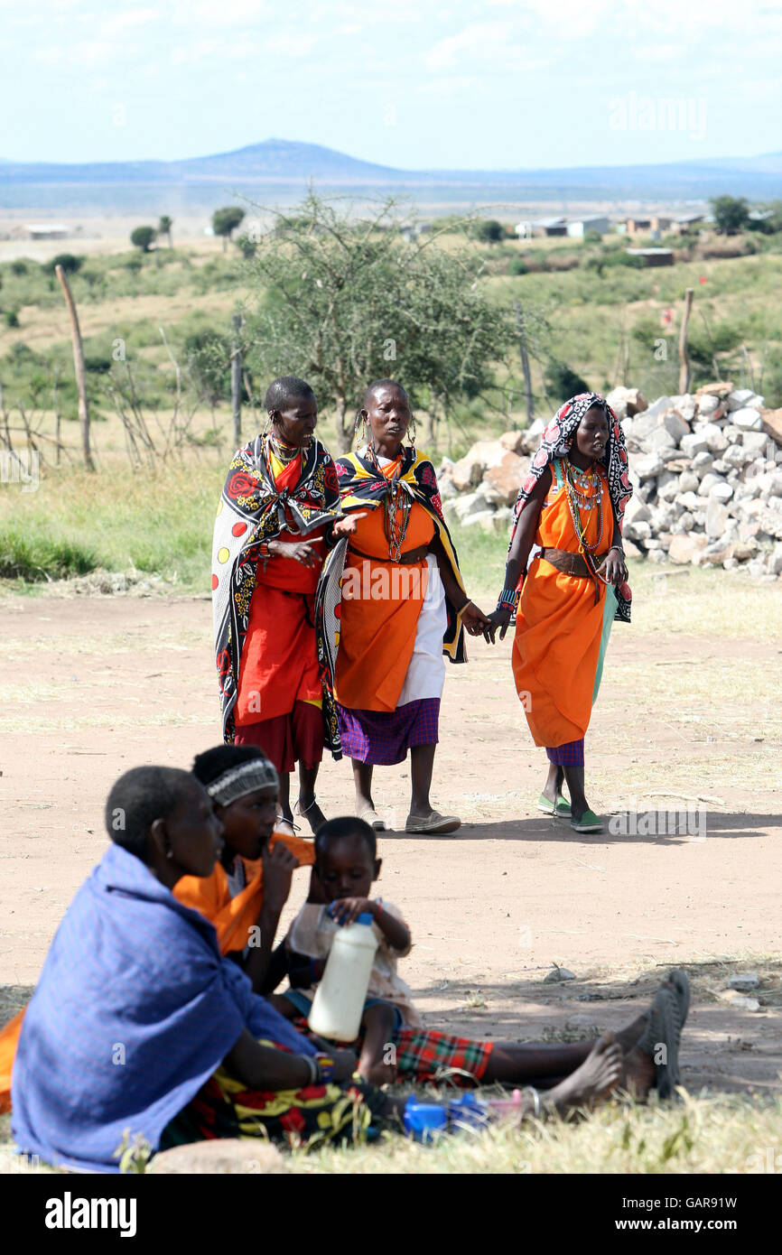 Kenyan tourist back in hi-res stock photography and images - Alamy