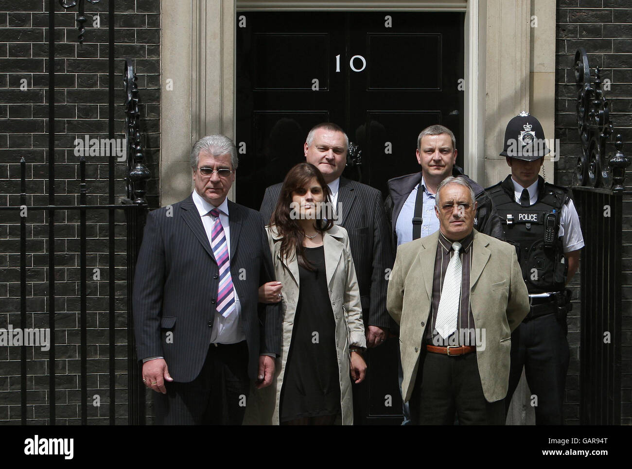 Lorry drivers' fuel protest Stock Photo - Alamy