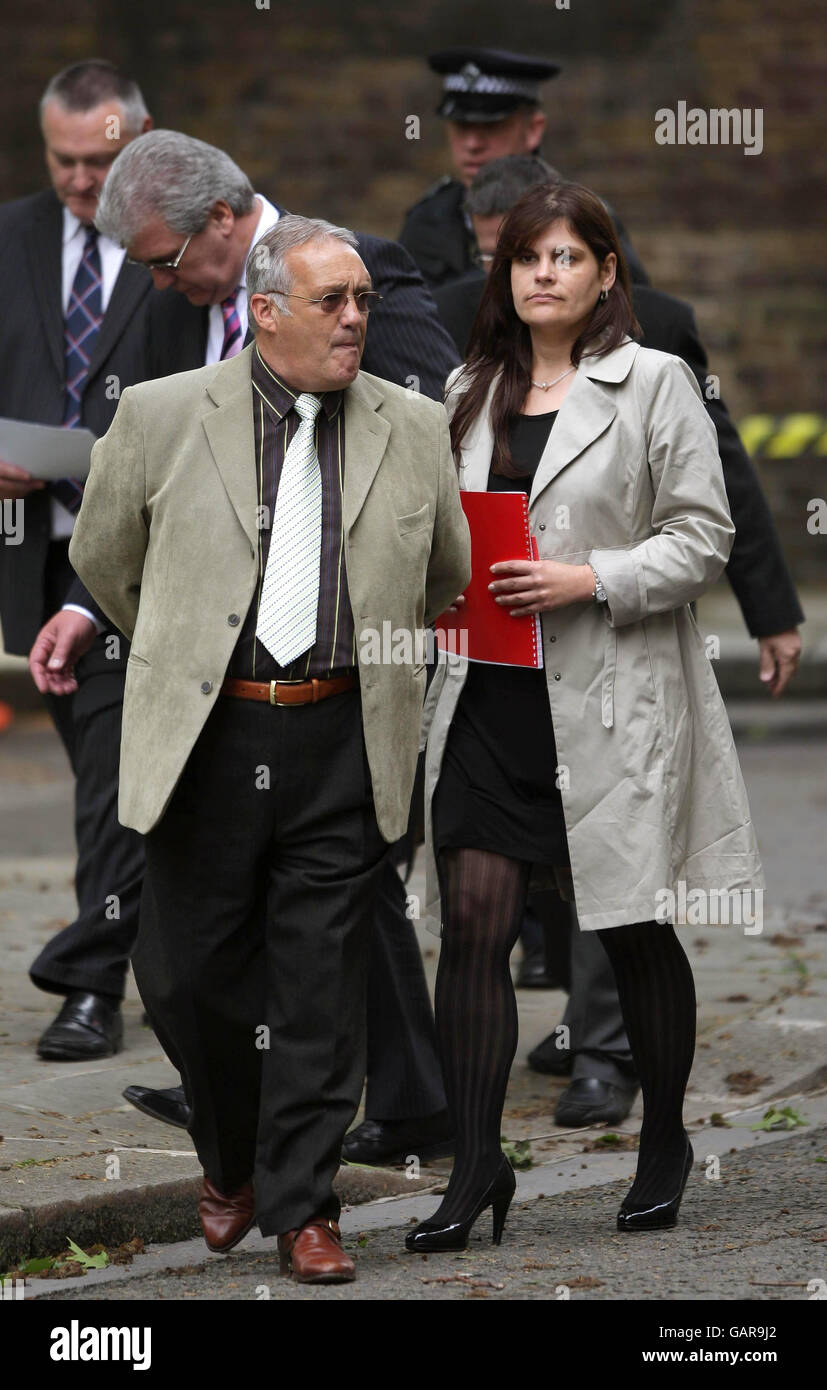 Lorry drivers' fuel protest Stock Photo - Alamy