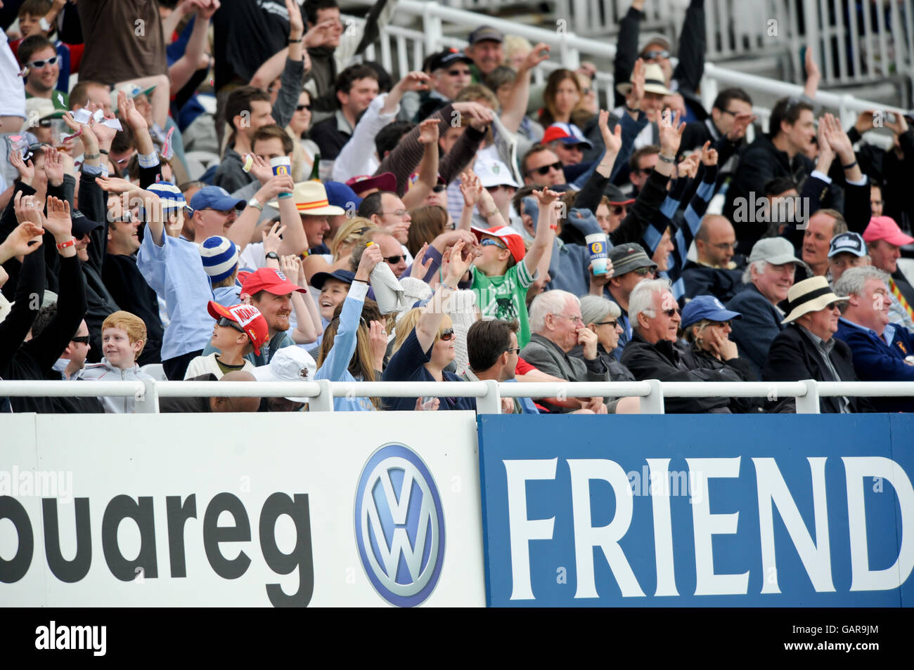 Spectators observe action in stands hi-res stock photography and images ...