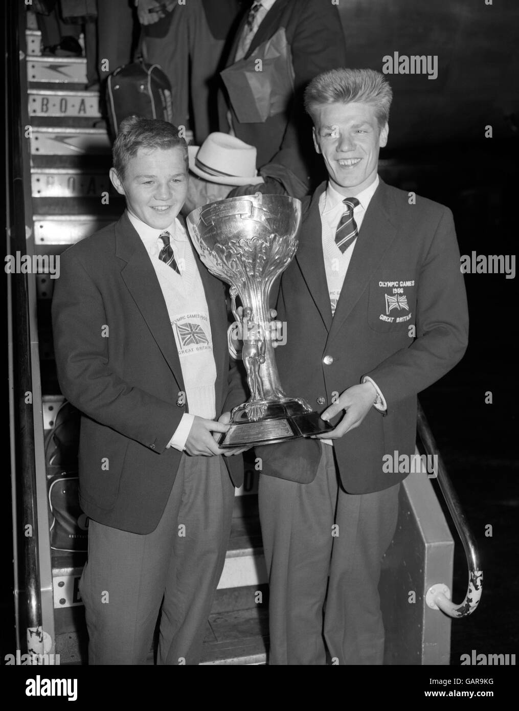 Flyweight Terry Spinks, left, and lightweight Dick McTaggart of Dundee ...