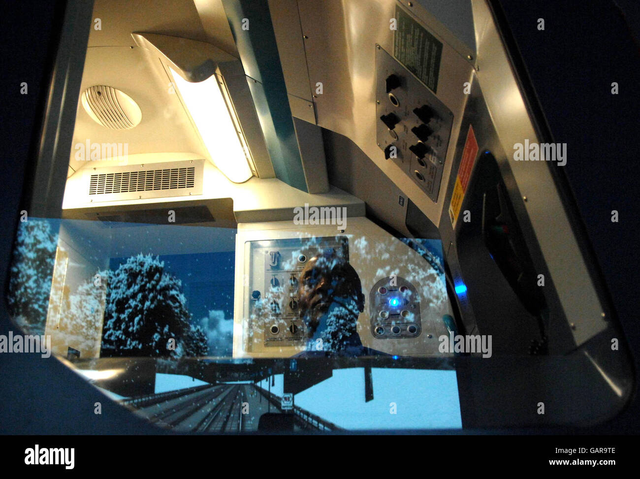 Tube simulator training Stock Photo - Alamy