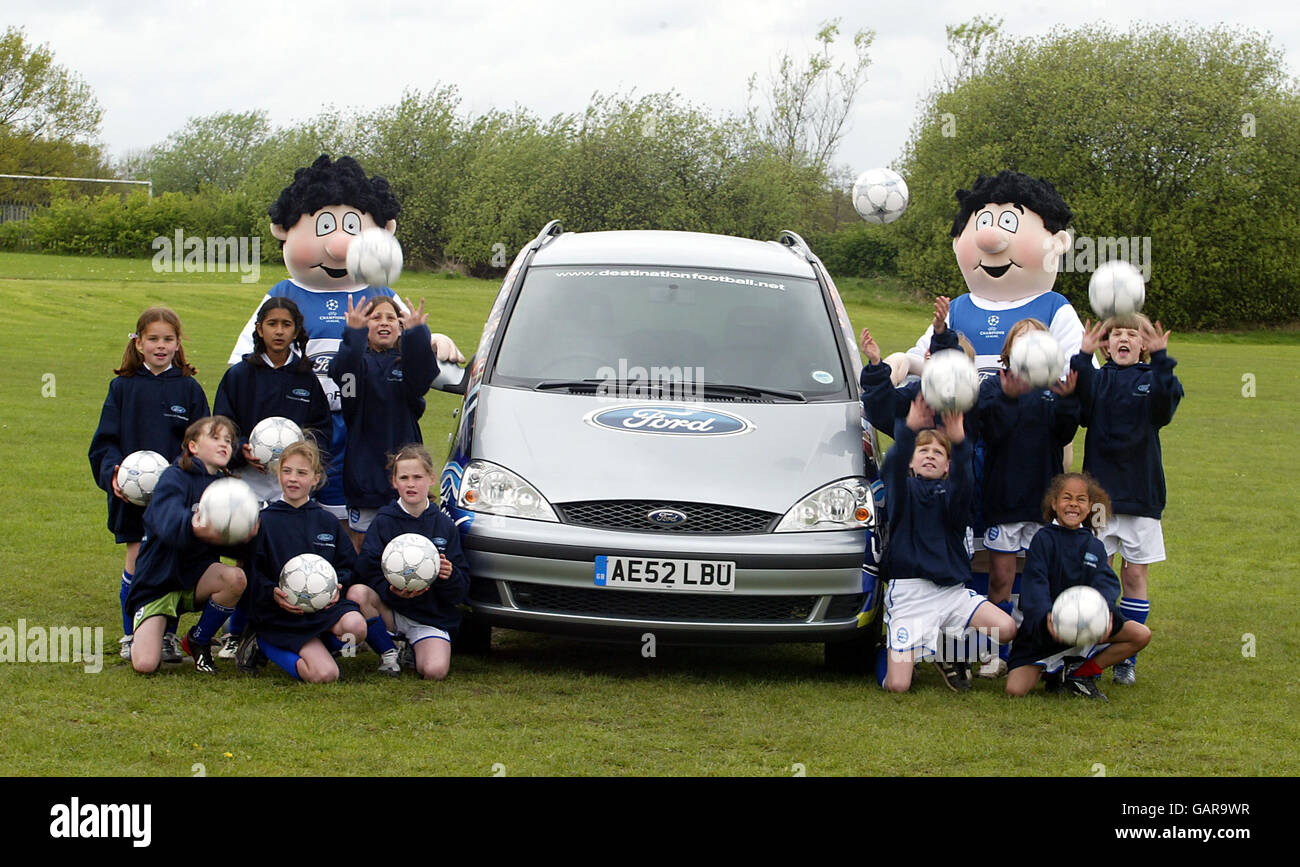 Soccer - Ford Competition winners. Ford Competition winners Stock Photo ...