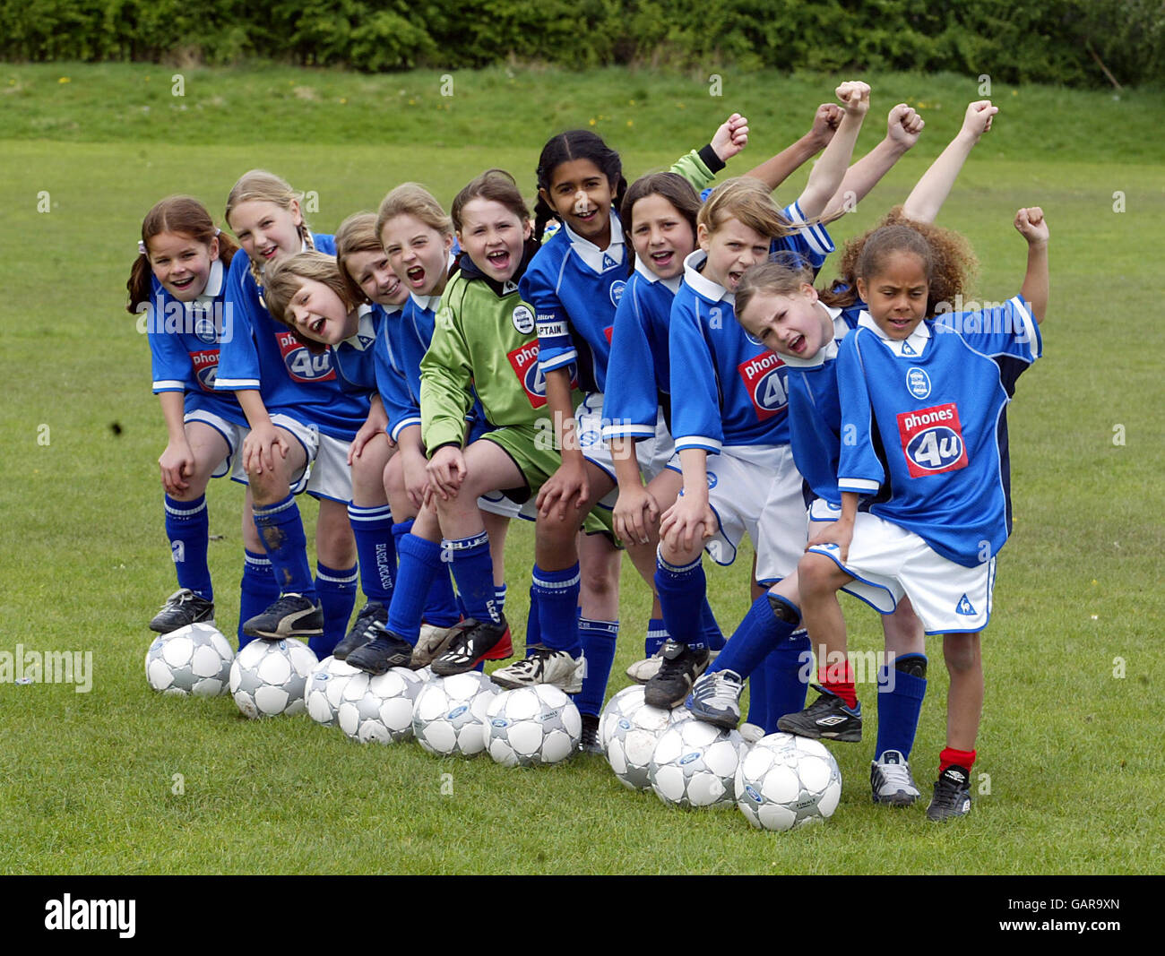 Soccer - Ford Competition winners. Ford Competition winners Stock Photo ...
