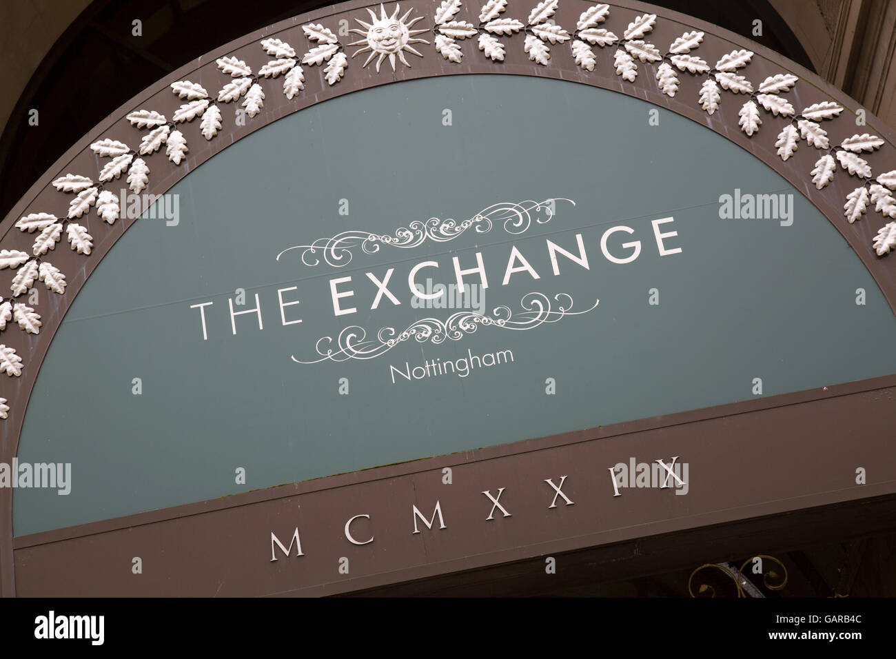 Exchange Arcade Nottingham High Resolution Stock Photography and Images ...