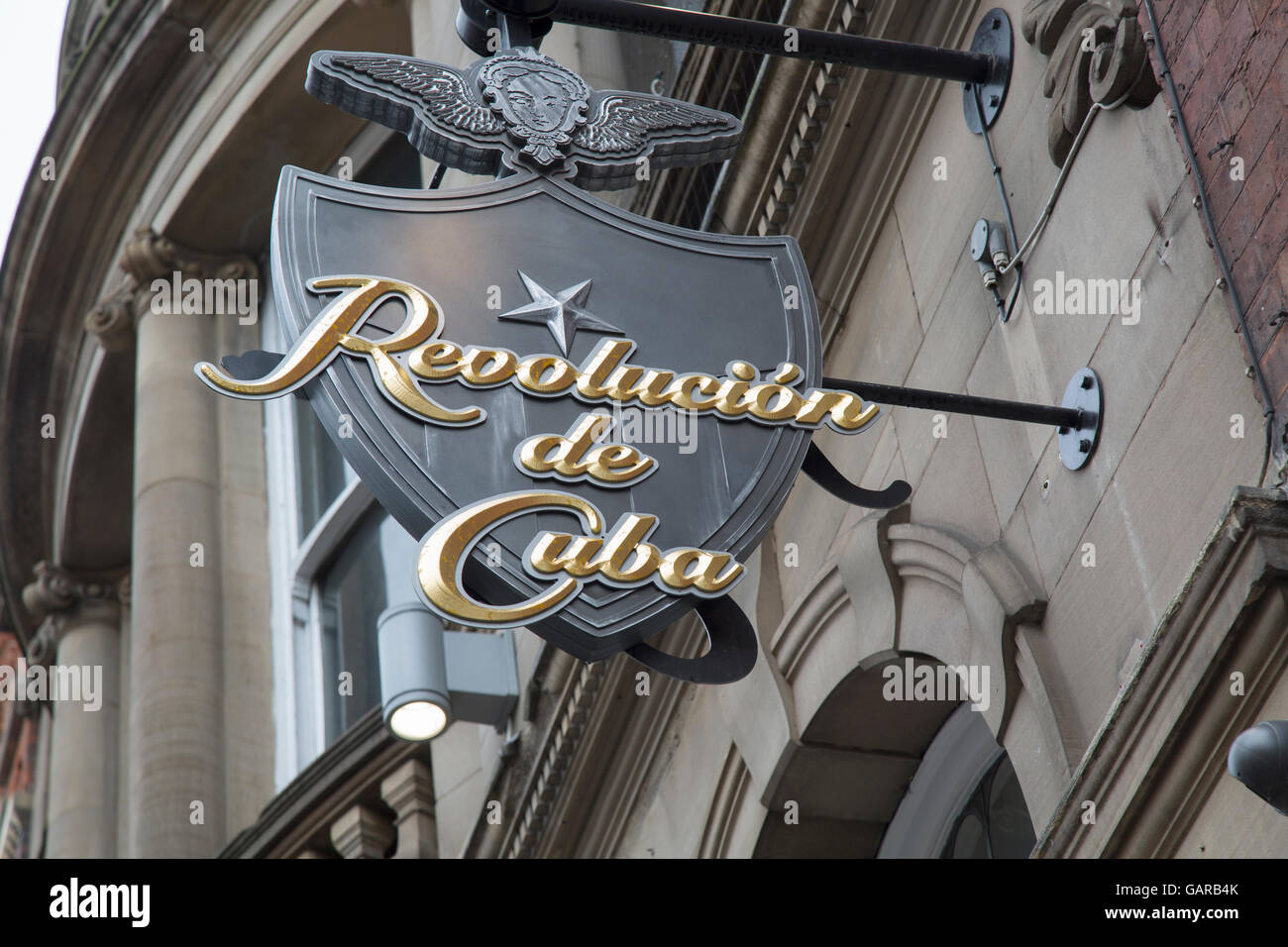 Revolution de Cuba Bar Sign, Nottingham; England; UK Stock Photo - Alamy