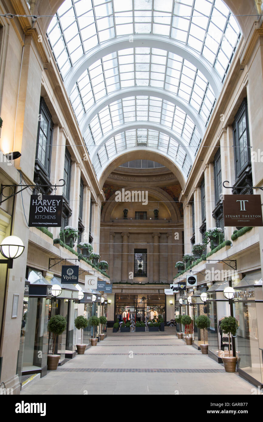 Exchange Shopping Arcade, Nottingham, England, UK Stock Photo - Alamy