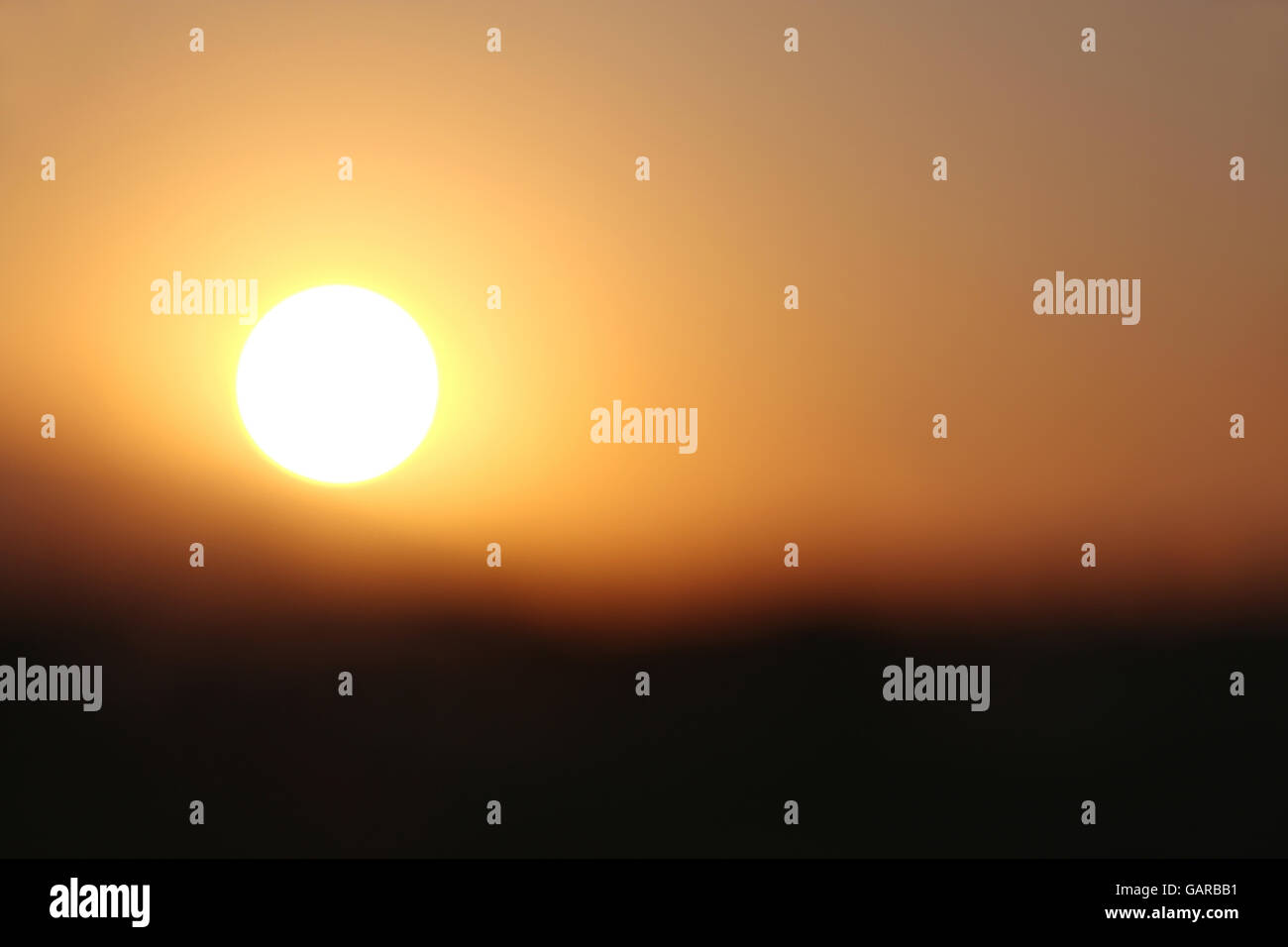 blurry sunset and clear sky background Stock Photo - Alamy
