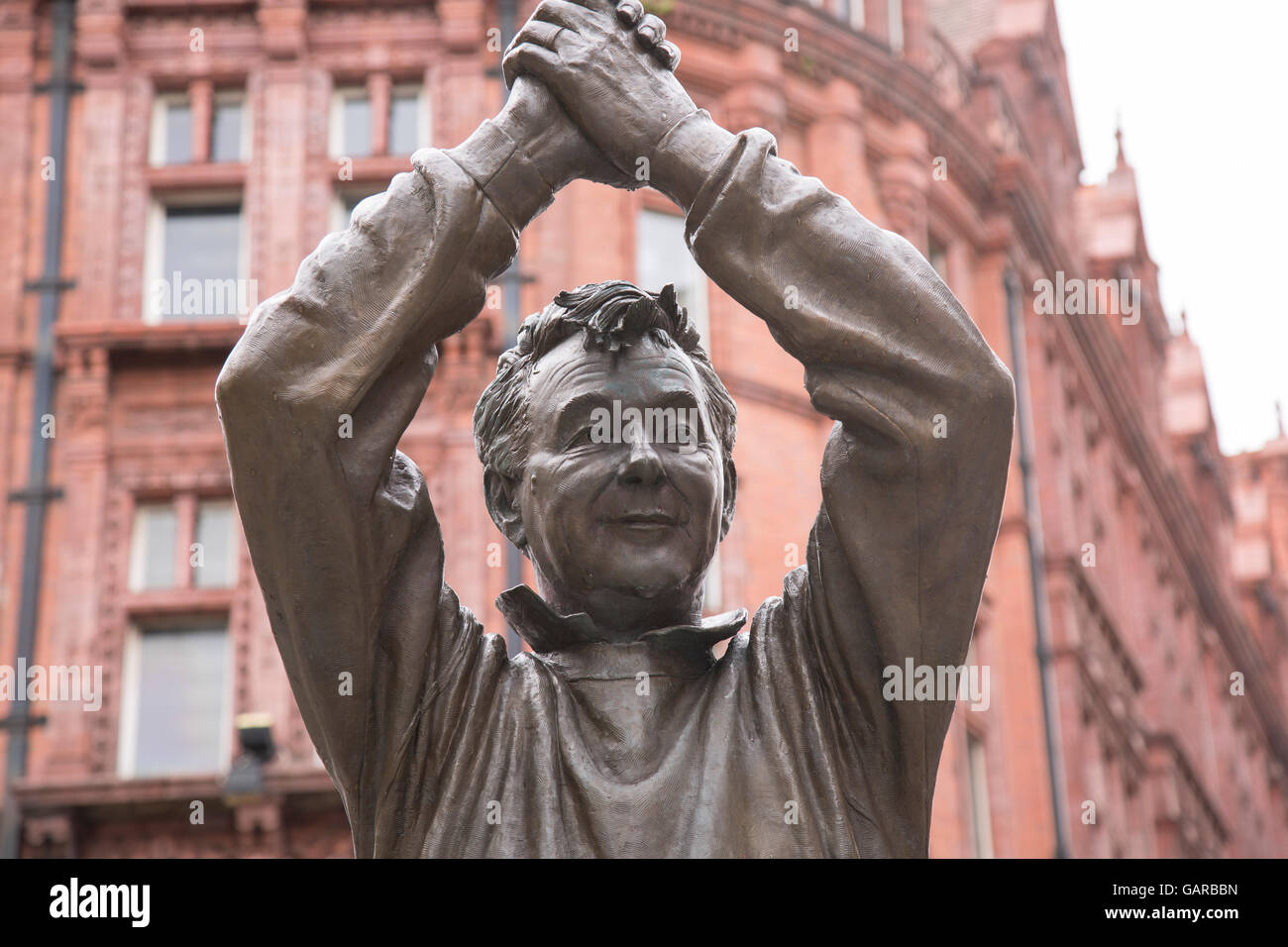 Brian Clough Statue, Nottingham; England; UK Stock Photo - Alamy