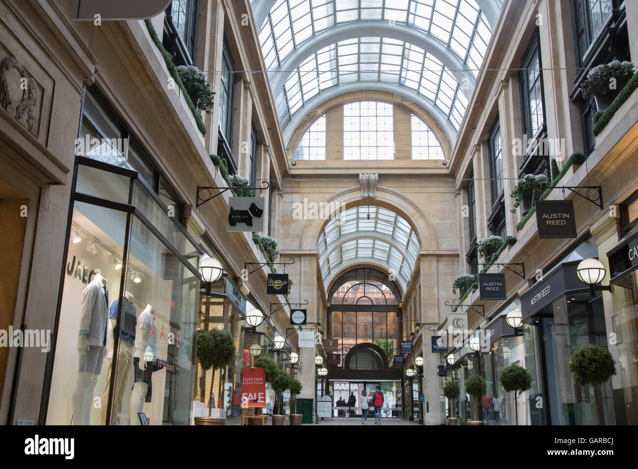 Exchange Shopping Arcade, Nottingham, England, UK Stock Photo - Alamy