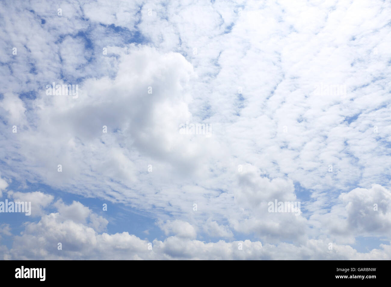 fresh blue sky and fluffy cloud background Stock Photo - Alamy