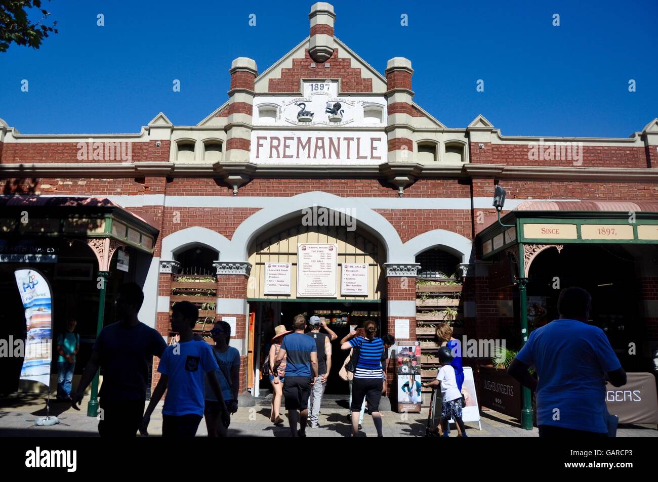 Fremantle,WA,Australia-February 21,2015:Historic Fremantle Markets ...