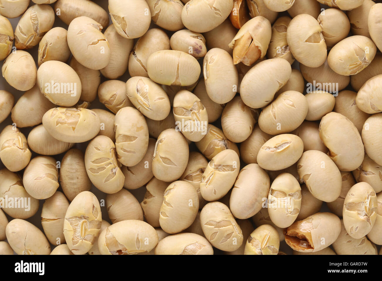 Japanese dried soy bean snack texture Stock Photo - Alamy