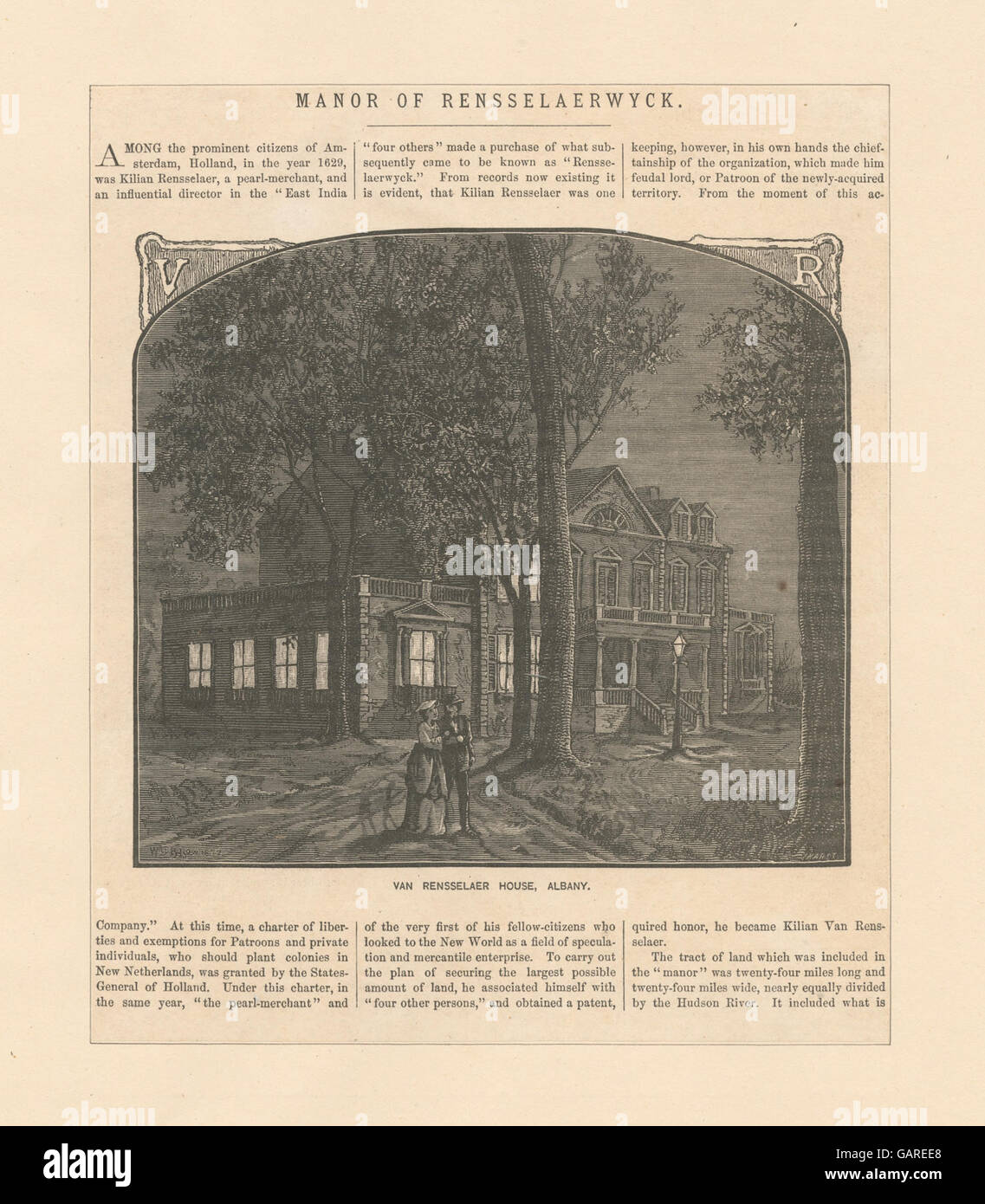 The Van Rensselaer House in Albany is a historic building that was once ...