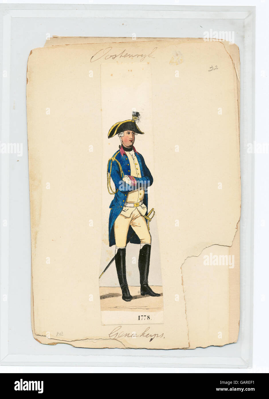 A historical reference to an engineering officer in the year 1778 ...