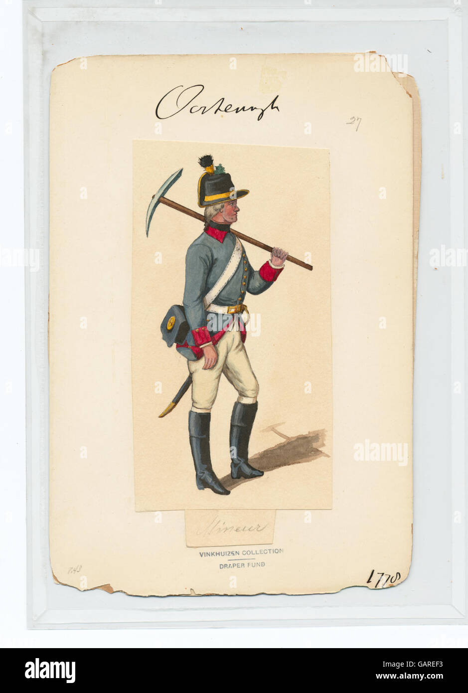 'Mineur. 1778' refers to a historical figure or event, possibly tied to ...
