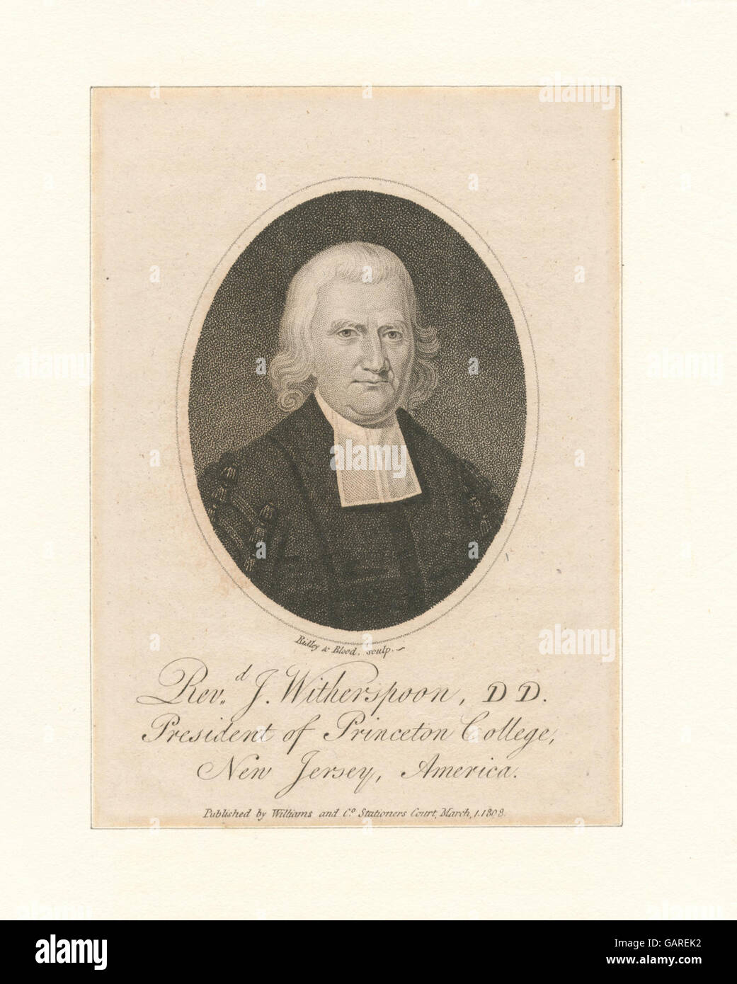 Revd. J. Witherspoon, DD., was a prominent figure in American education ...