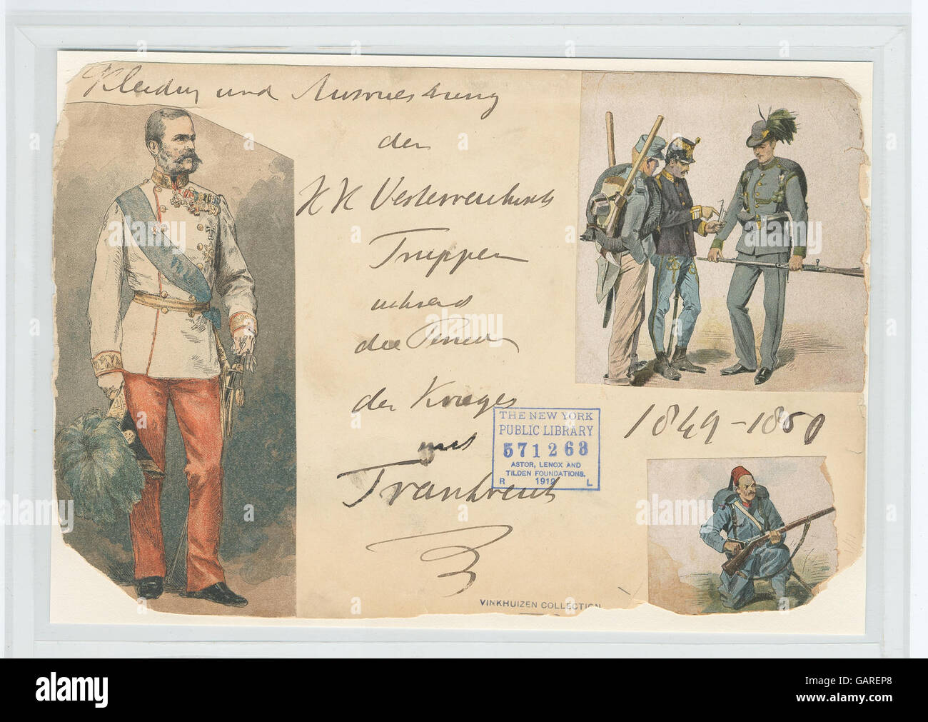This title, translated as 'Clothing and Uniforms of the Imperial ...