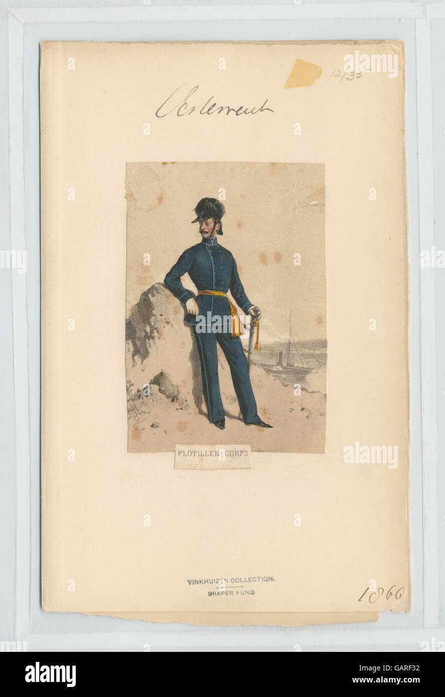 Flotillen corps. 1866 ( b14896507-90468 Stock Photo - Alamy