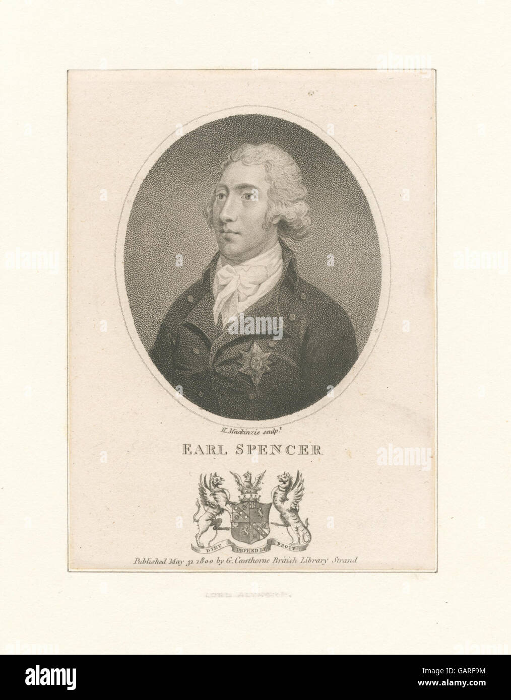 George John Spencer, 2nd Earl Spencer (1758–1834), was a British Whig ...