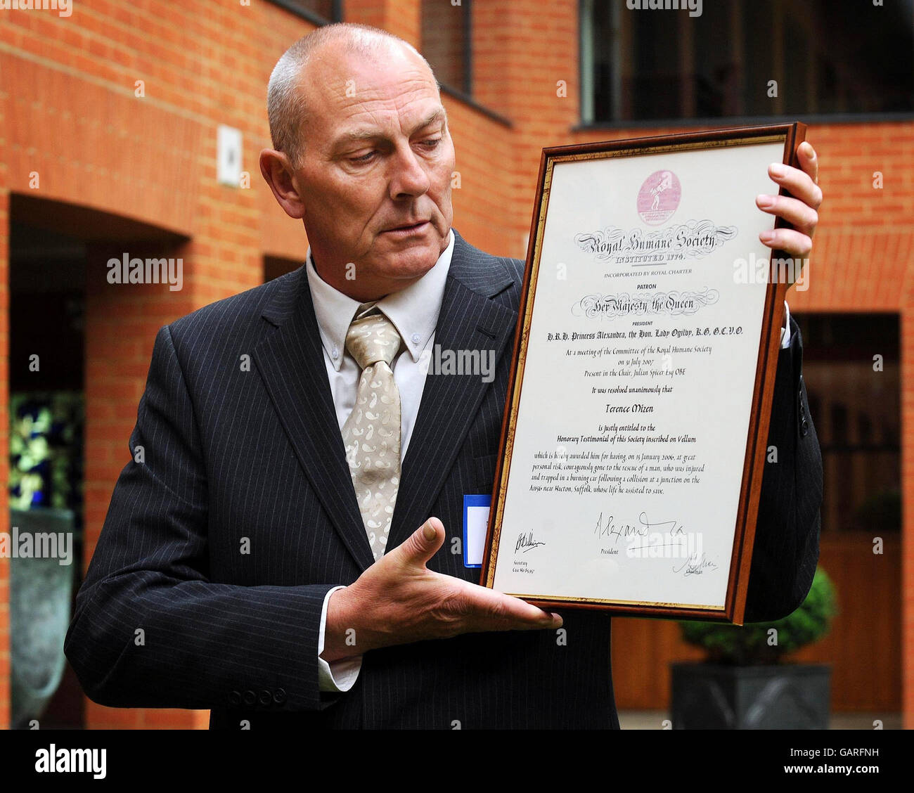 Terrence Mizen, from Ipswich, Suffolk, who is uncle to murdered south ...