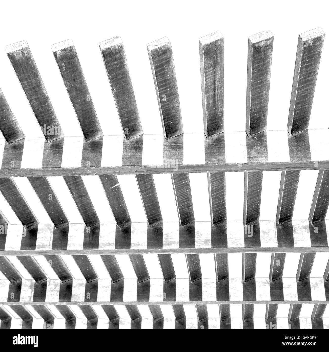 White background with black striped shadows Black and White Stock ...