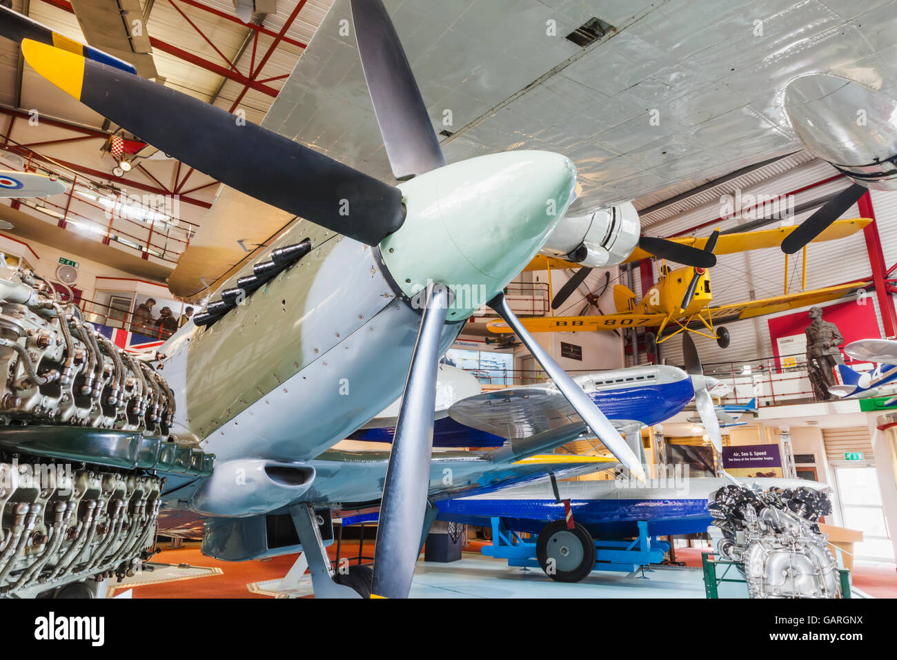 England, Hampshire, Southampton, The Solent Sky Museum, Display of ...